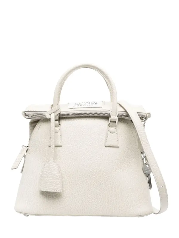 MAISON MARGIELA 5ac Classique Mini Top-handle Bag - Neutrals