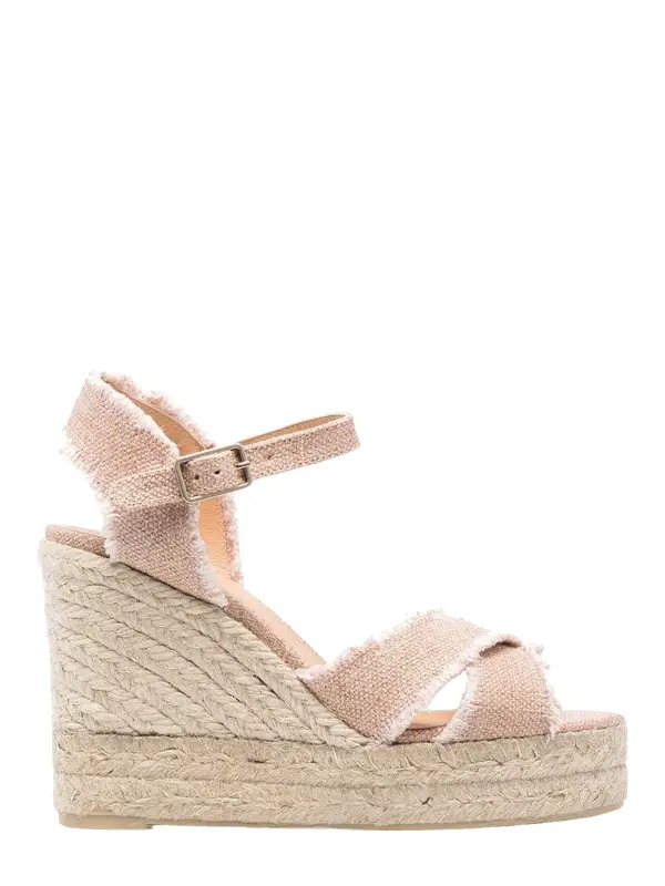 CastaÑer 110mm Bromelia Wedge Espadrilles - Pink