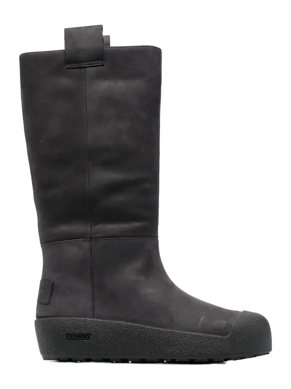 Bally Lambskin Mid-calf Boots - Black