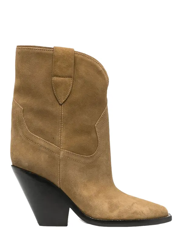Isabel Marant Leyane High Cowboy Boots - Brown
