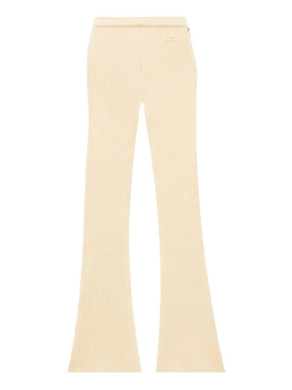 COURREGES Re-edition Flared Trousers - Neutrals