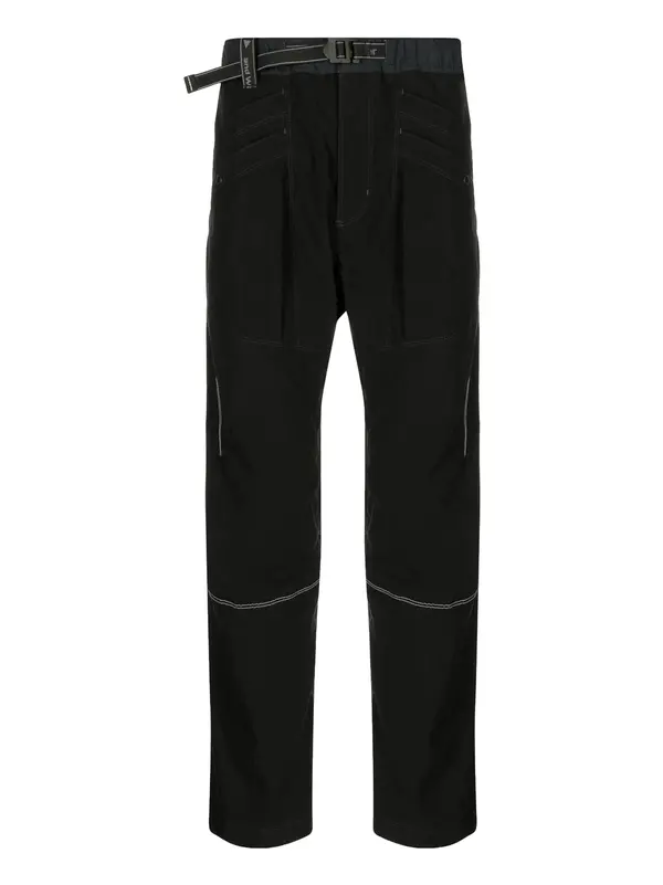 AND WANDER Straight-leg Trousers - Black