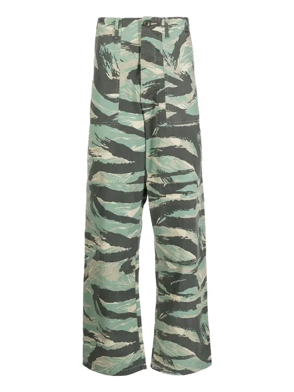 MAHARISHI Camouflage-print Trousers - Green