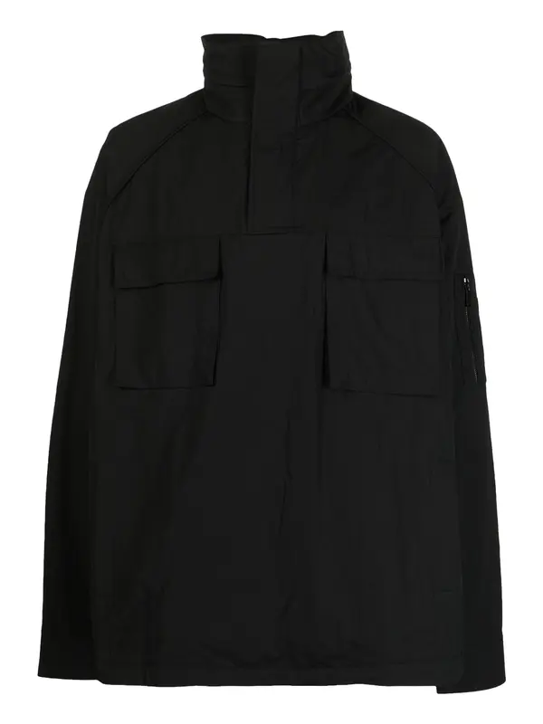 JUUN.J Flap-pockets Hooded Jacket - Black