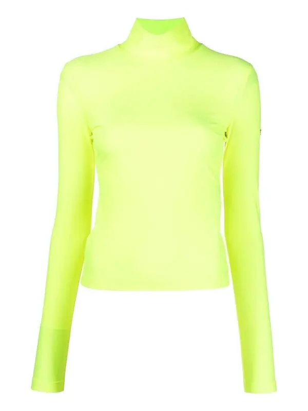 DIESEL® High Collar T-shirt - Yellow