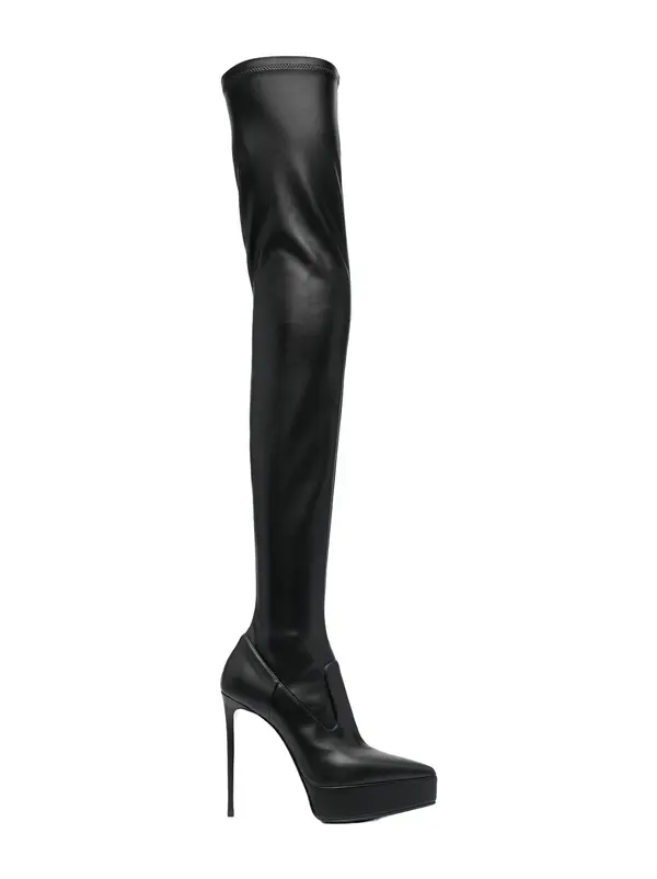 LE SILLA Uma 125mm Thigh-high Boots - Black