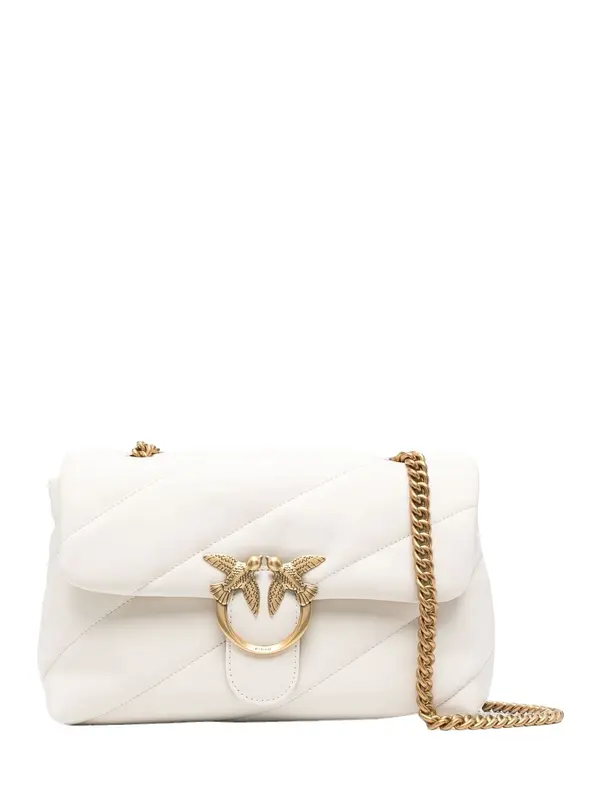 Pinko Love Classic Puff Crossbody Bag - White