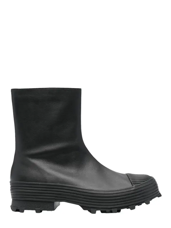 Camper Traktori Leather Boots - Black
