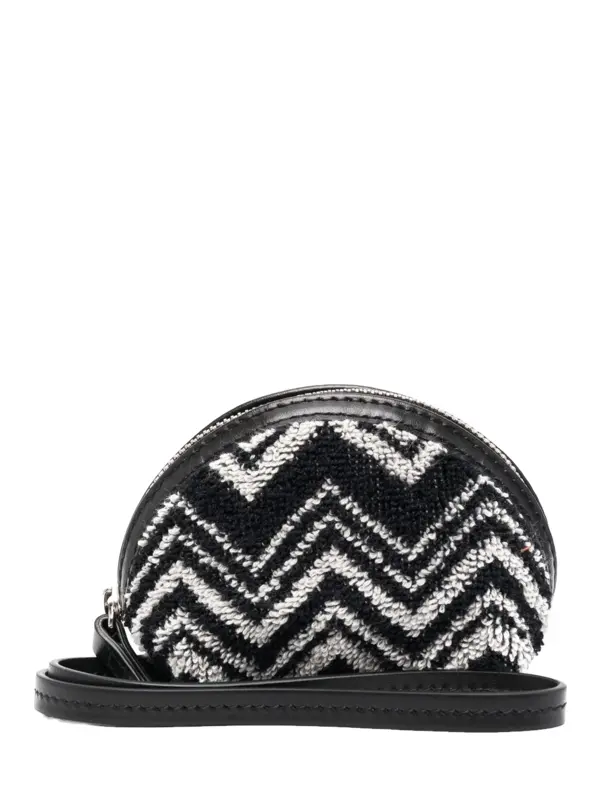 Missoni Zigzag-patterned Coin Case - Black