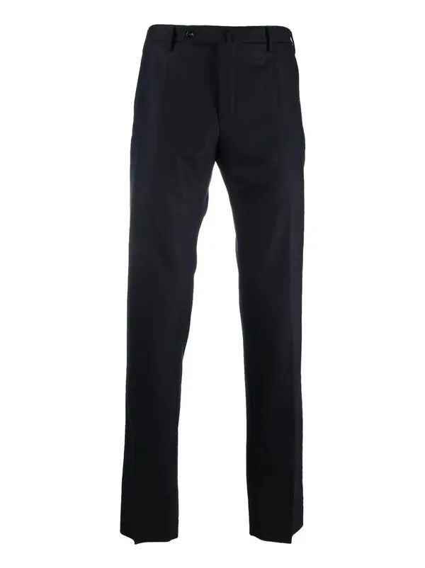 Incotex Cotton Tailored Trousers - Blue