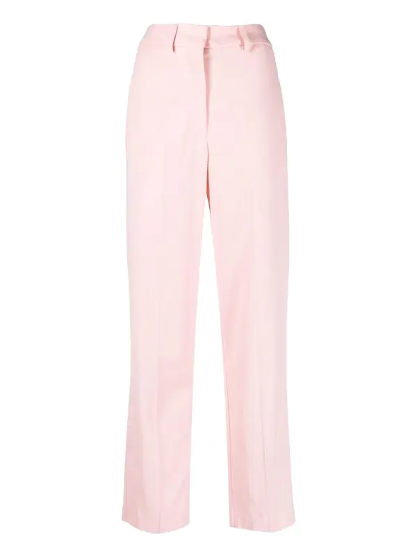 FORTE_FORTE High-waist Tailored Trousers - Pink
