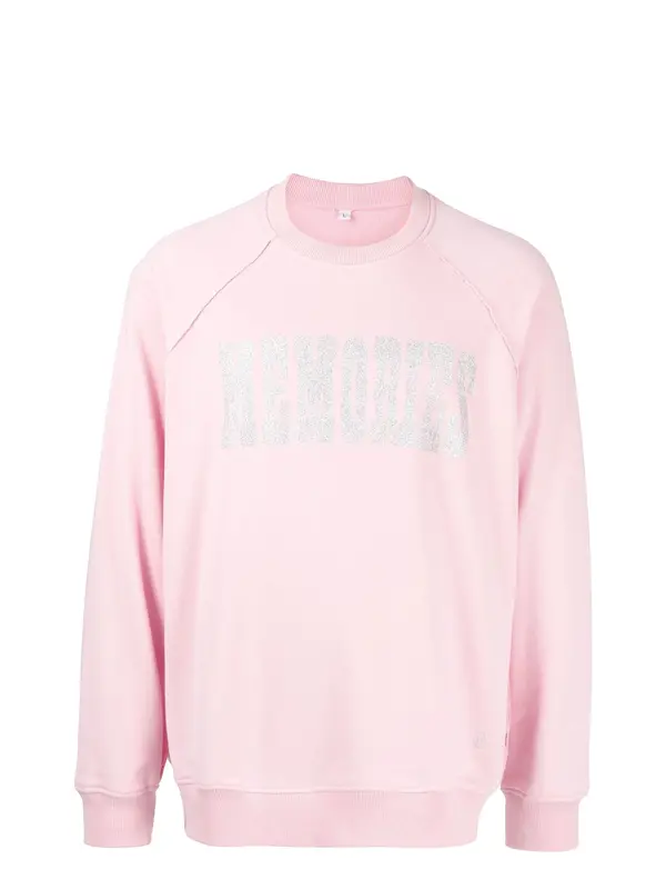 STAIN SHADE X Hiroshi Fujiwara Slogan-print Sweatshirt - Pink