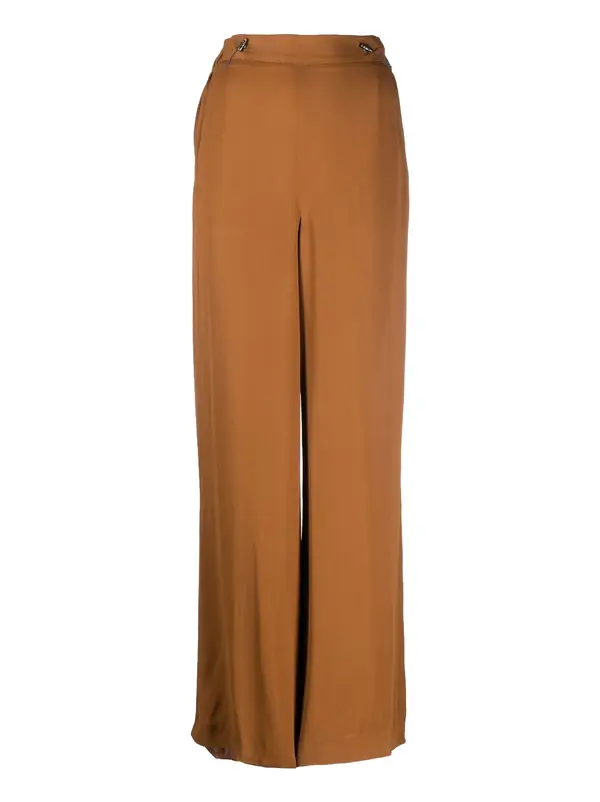 Fabiana Filippi Double-breasted Trousers - Brown