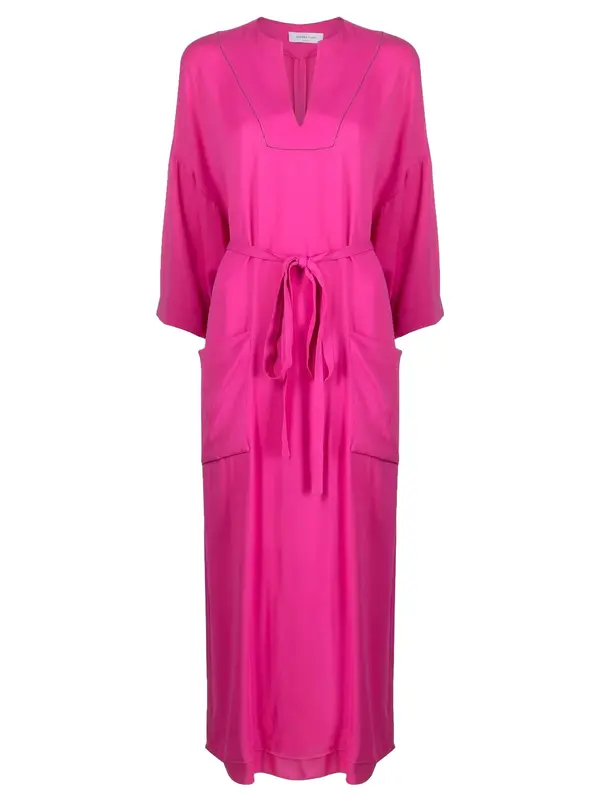 Fabiana Filippi Belted Midi Dress - Pink