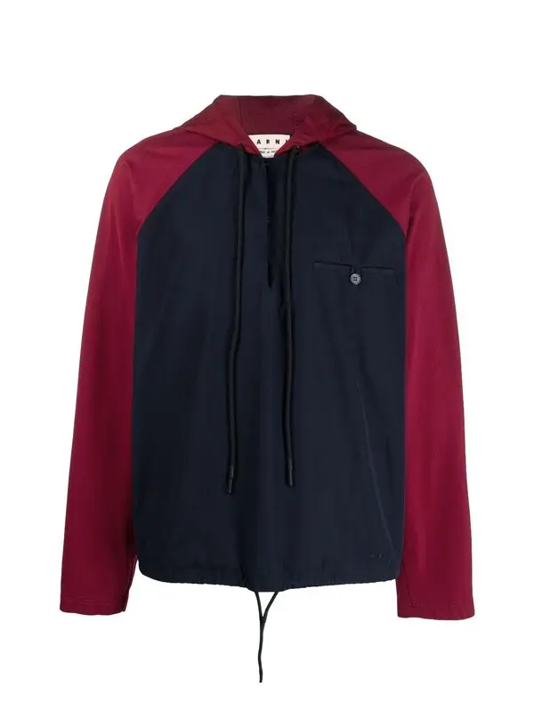 Marni Colour-block Panelled Jacket - Blue