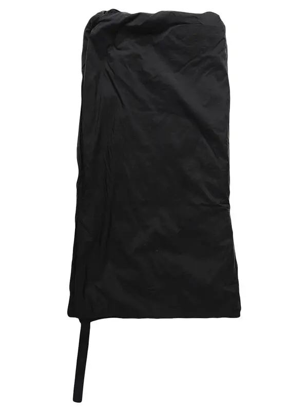Rick Owens Gathered-detail Mini Dress - Black