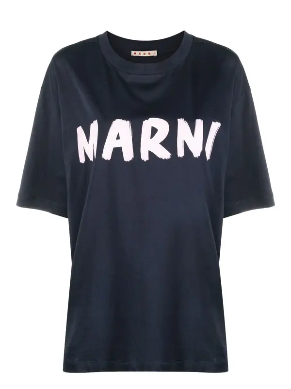 Marni Logo-print T-shirt - Blue