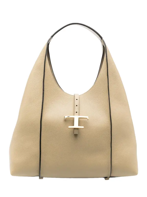 TOD'S T Timeless Tote - Neutrals