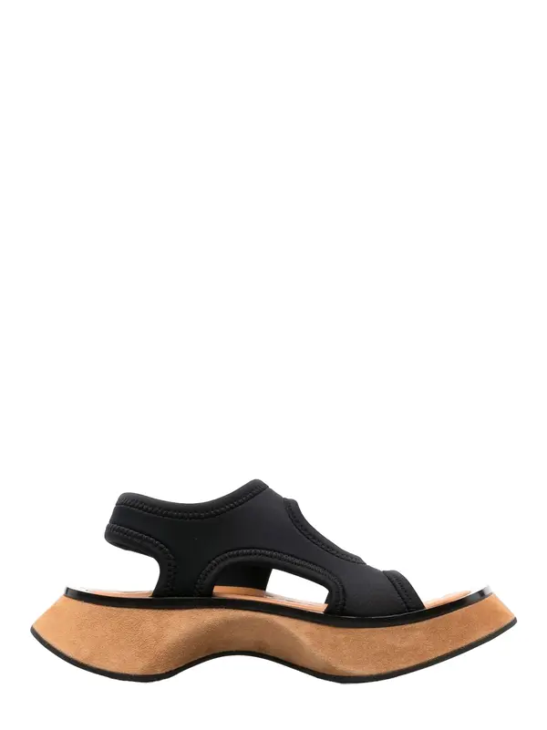 Proenza Schouler Stretch Rec Sandals - Black