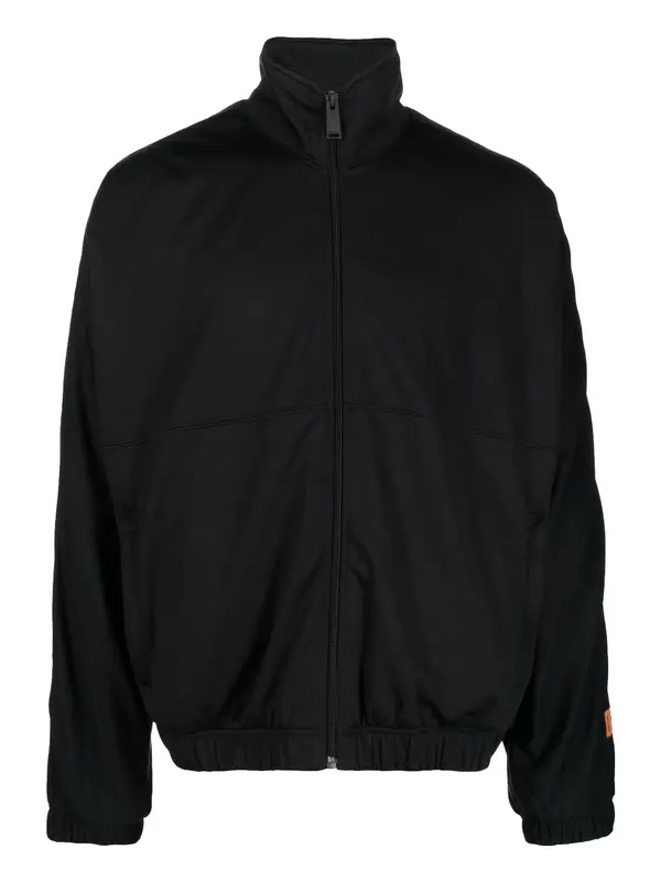 Heron Preston Logo-print Zip-up Jacket - Black