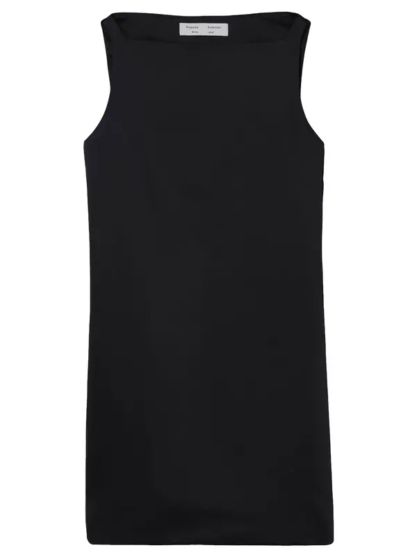 Proenza Schouler White Label Sleeveless Mini Dress - Black