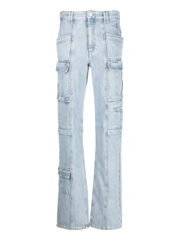 Isabel Marant Vokayo Straight-leg Jeans - Blue