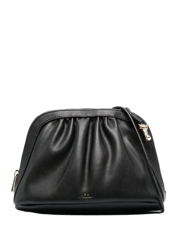 A.p.c. Pleated Crossbody Bag - Black
