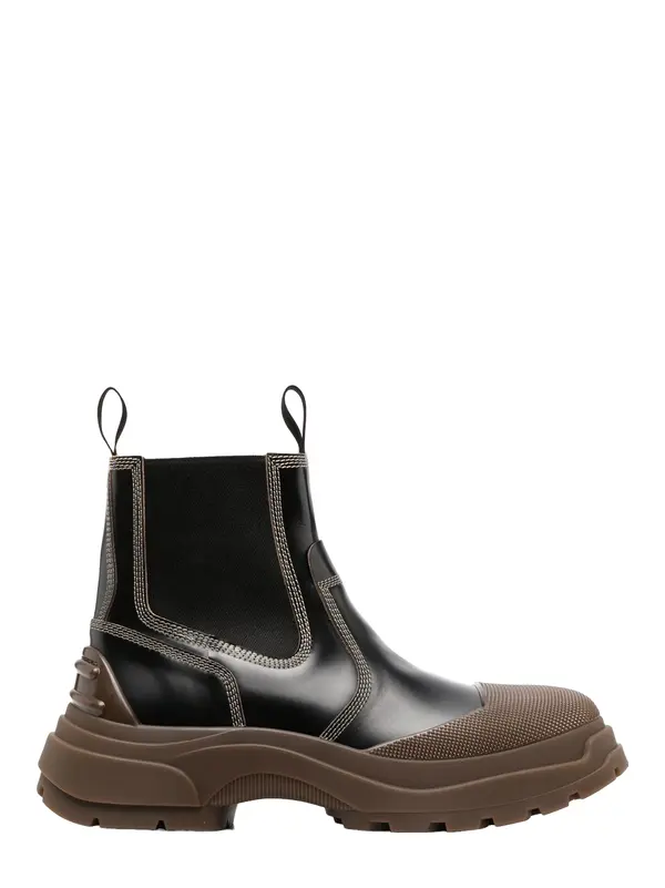 MAISON MARGIELA Alex Leather Ankle Boots - Black
