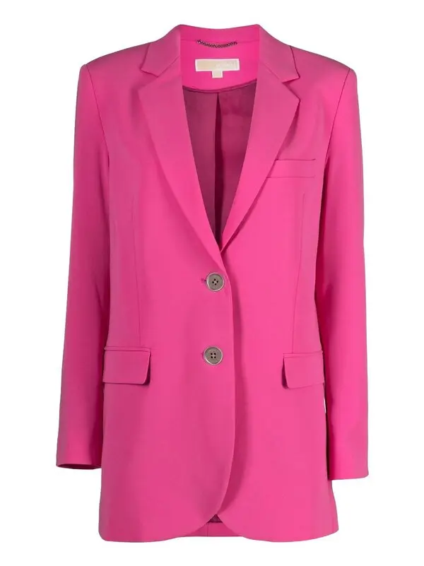 Michael Kors Single-breasted Wool Blazer - Pink