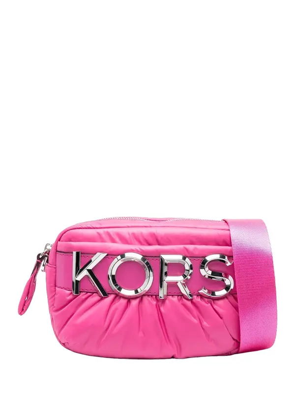 Michael Kors Logo-plaque Detail Crossbody Bag - Pink