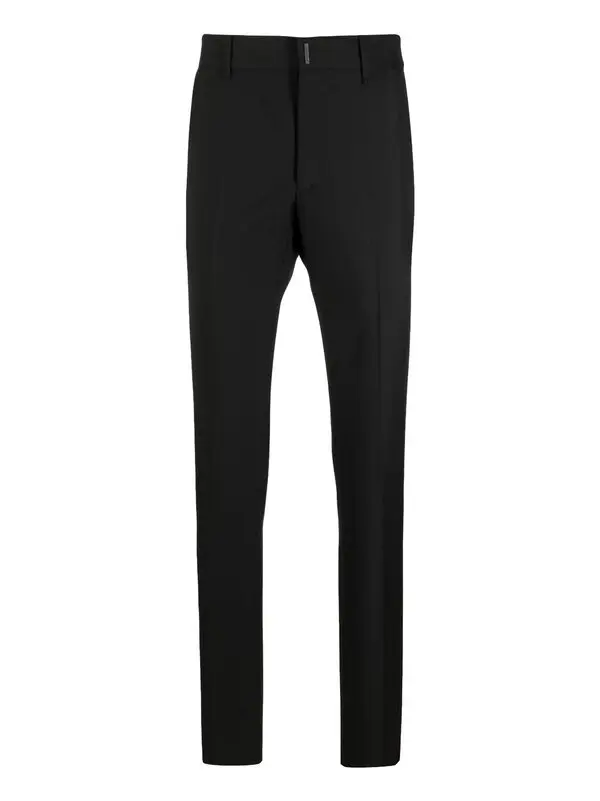 Givenchy Tailored Wool-mohair Blend Trousers - Black