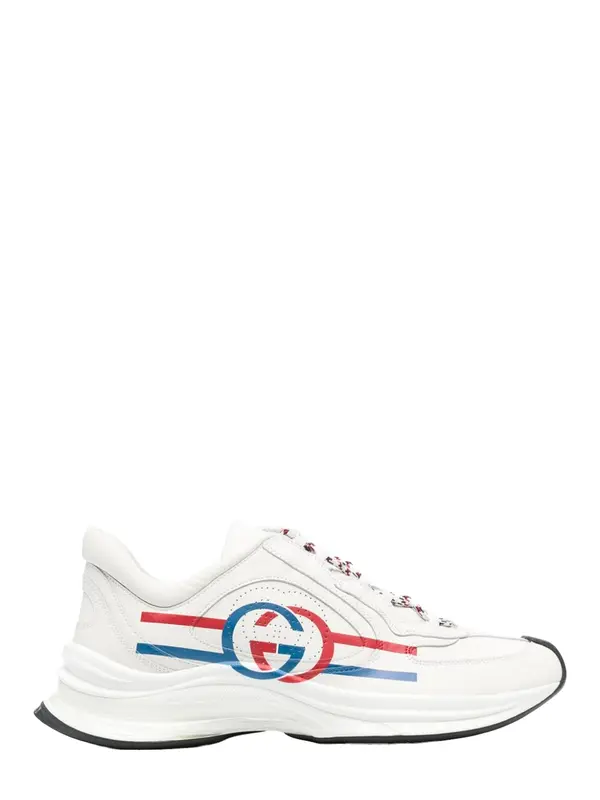Gucci Run Leather Sneakers - White