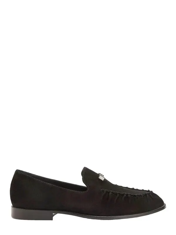 GIUSEPPE ZANOTTI Jareth Suede Loafers - Black