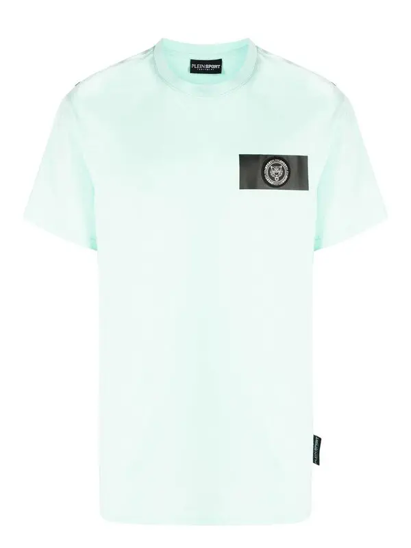 PLEIN SPORT Logo-patch Short-sleeved T-shirt - Green