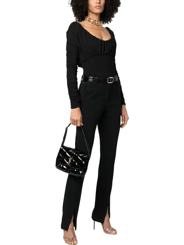Saint Laurent Le 5 À 7 Quilted Shoulder Bag - Black