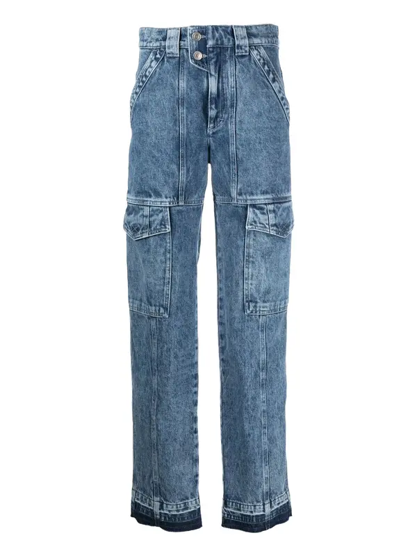 MARANT ETOILE Vayoneo Cargo Jeans - Blue