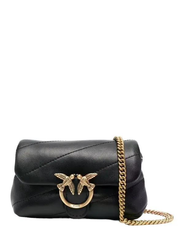 Pinko Love Micro Puff Mini Bag - Black