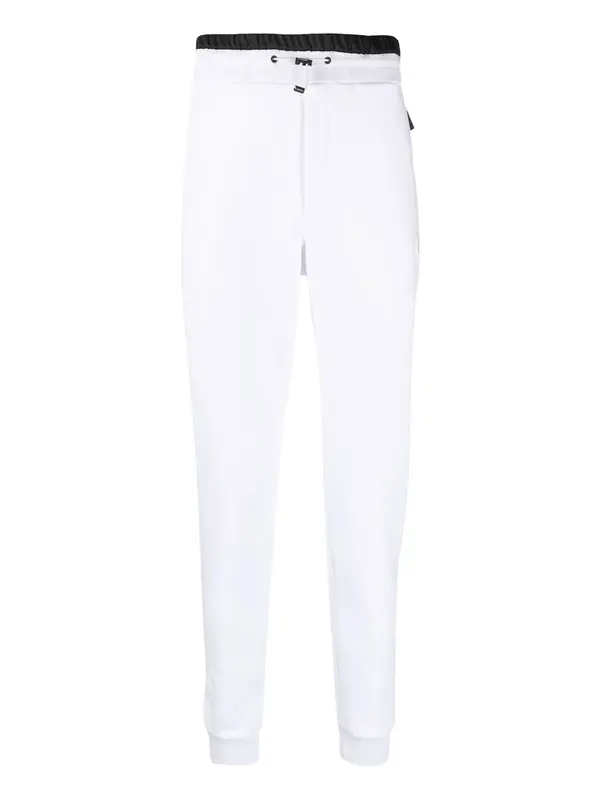 PLEIN SPORT Logo-patch Track Pants - White