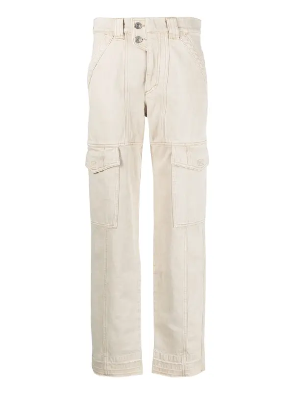 MARANT ETOILE Vayoneo Cargo Jeans - Neutrals