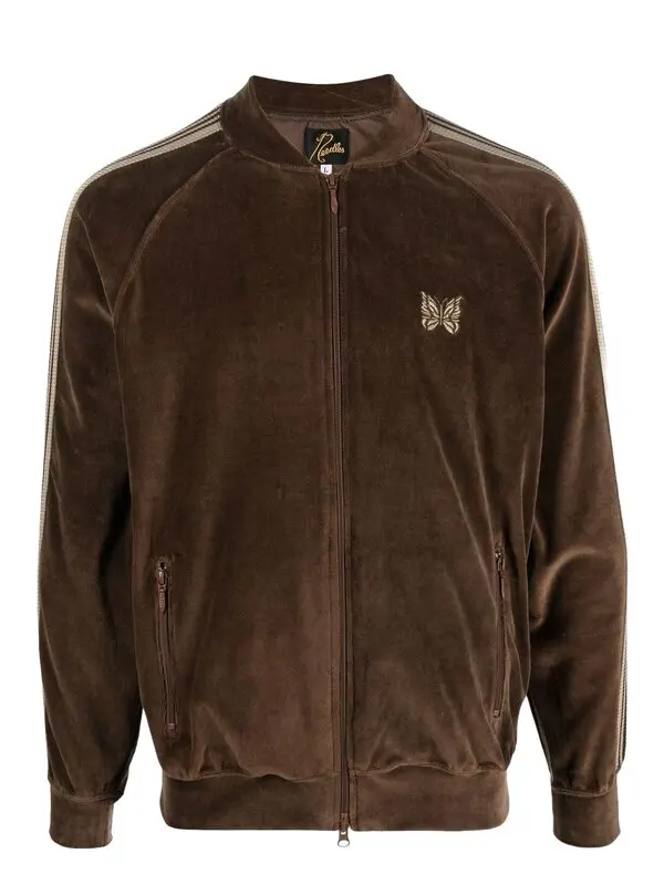 Needles Velvet-effect Jacket - Brown