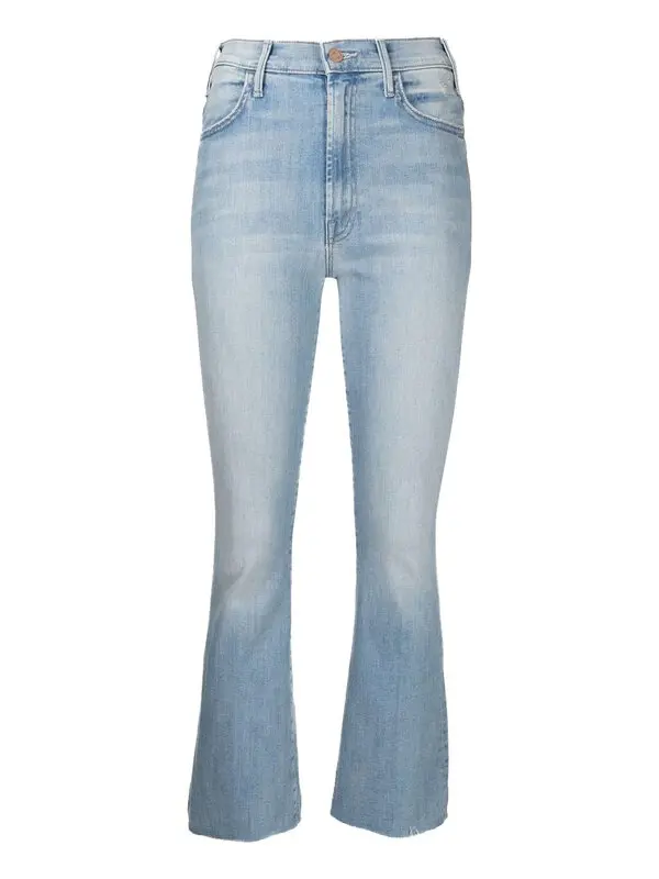 MOTHER High-rise Bootcut Ankle Jeans - Blue