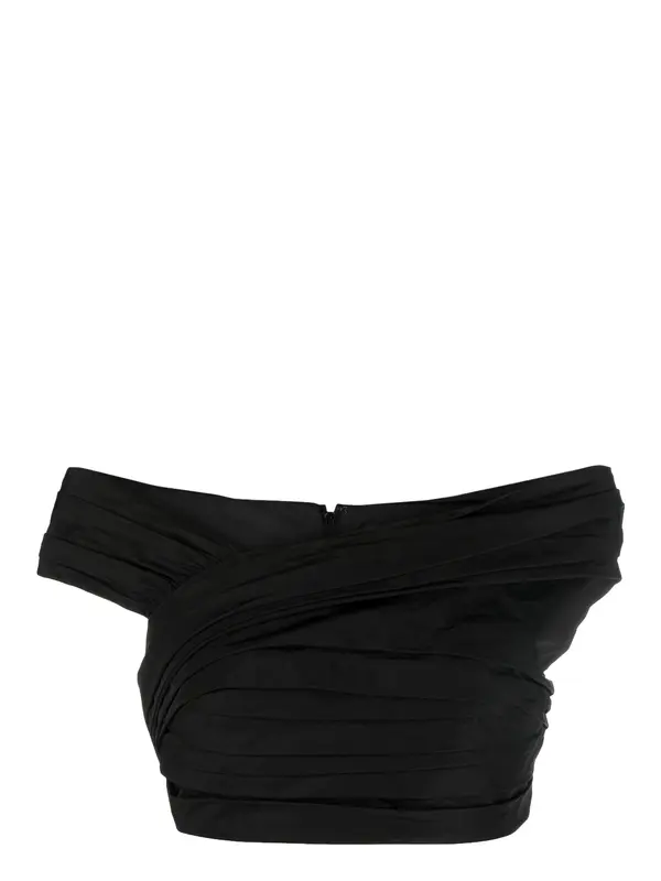 Dsquared2 Off-shoulder Crop Top - Black