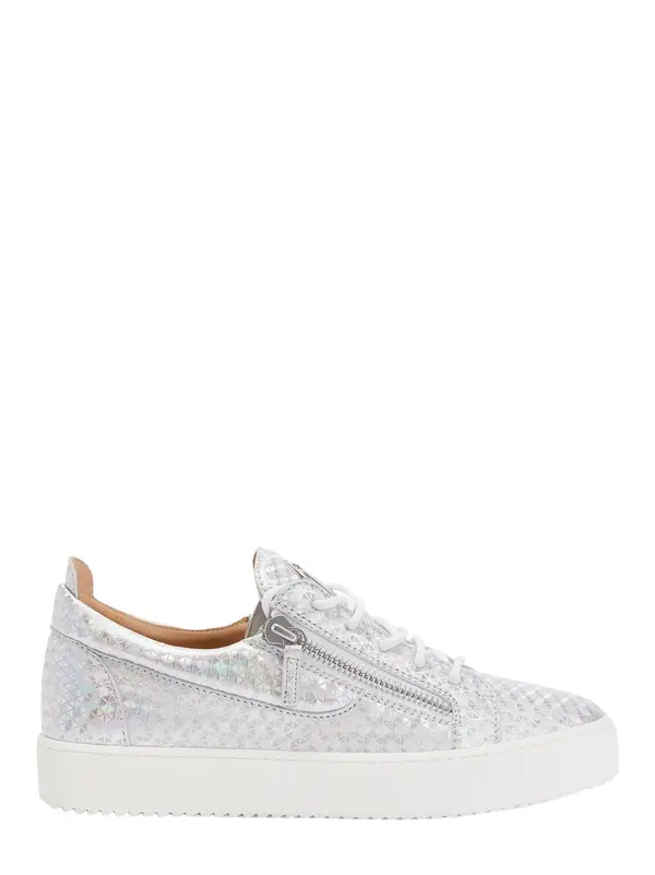 GIUSEPPE ZANOTTI Frankie Kaleido Low-top Sneakers - Silver