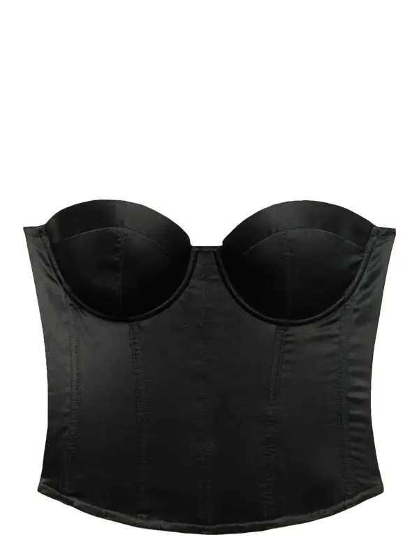 Fleur Du Mal Hamptons Bustier - Black