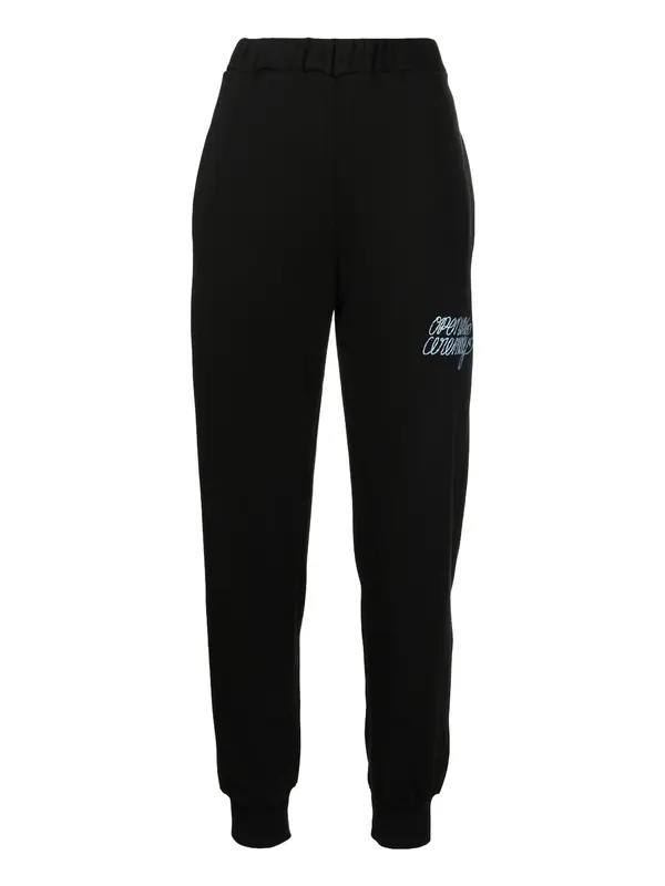 Opening Ceremony Logo-embroidered Track Pants - Black