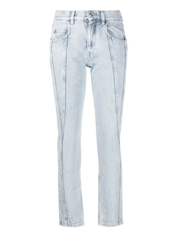 Isabel Marant Vikira Straight-leg Jeans - Blue