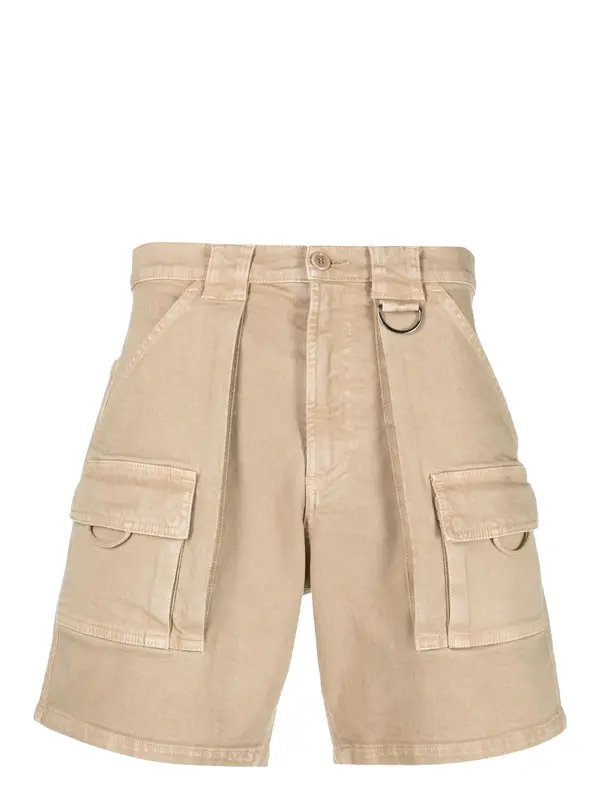 Moschino D-ring Detail Cargo Shorts - Brown