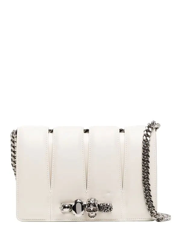 Alexander McQueen Chain-link Shoulder Bag - White