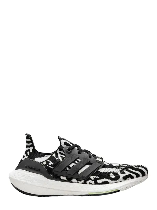 Adidas Ultraboost 22 Zebra Sneakers - Black