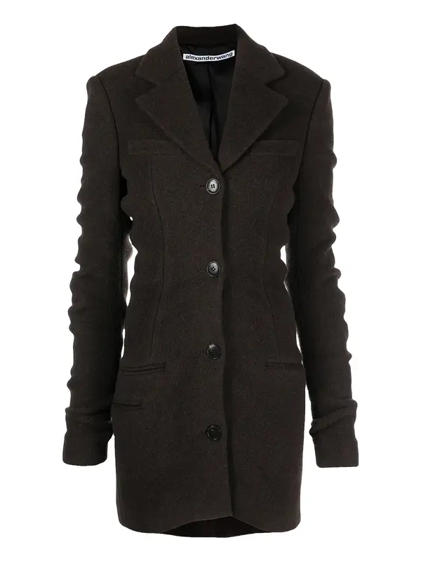Alexander Wang Wool-blend Jacket - Brown